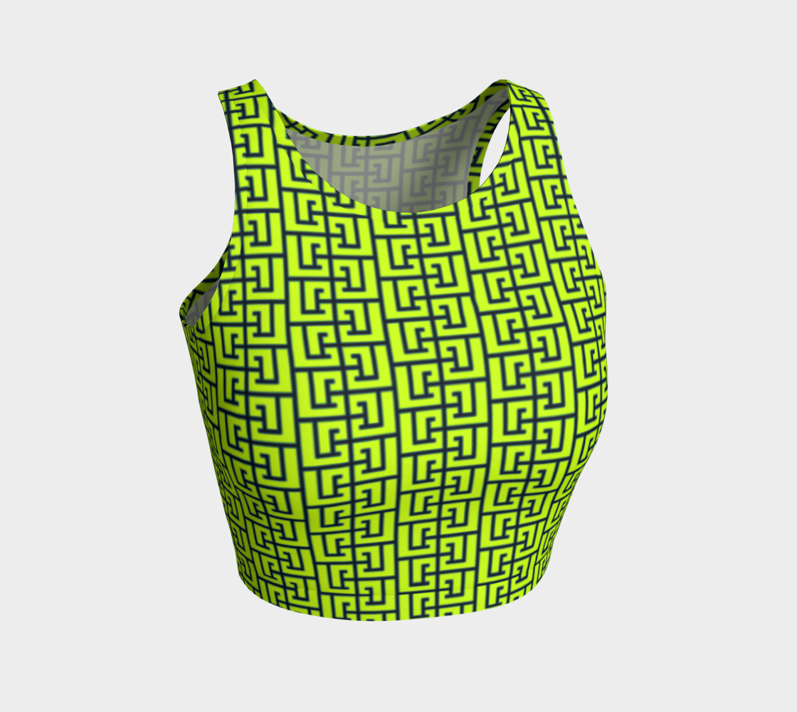 Neon Green Lo-Key Crop Top | Objet D'Art
