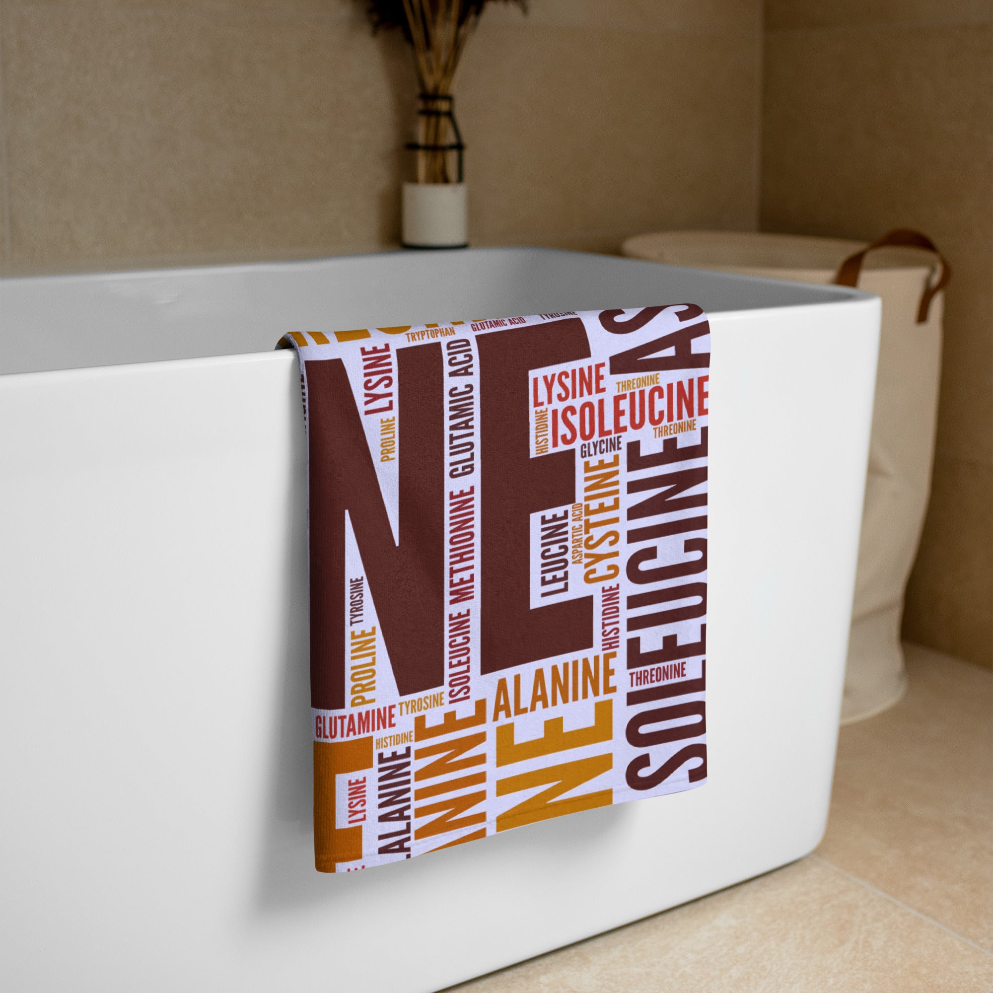 Microbiology Amino Acid Towel | Objet D'Art